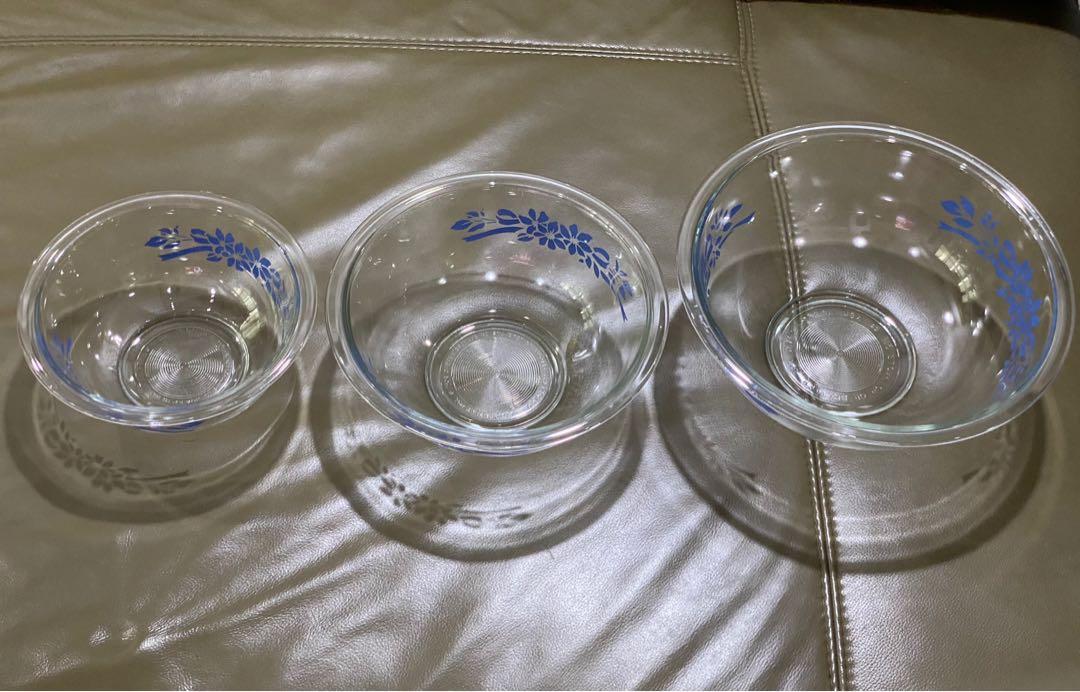 Pyrex Corning Mixing Bowl set of 3, Home Appliances, Kitchenware on ...