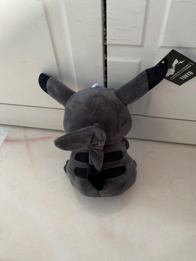 Rare black pikachu plush toy, Hobbies & Toys, Toys & Games on Carousell