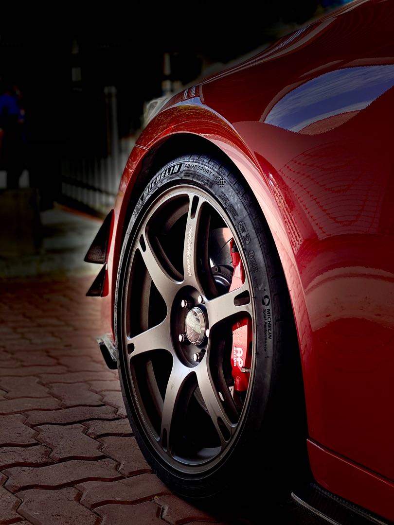 Rays Volk Racing TE037 6061 (19x114.3x8.5j), Car Accessories, Tyres ...