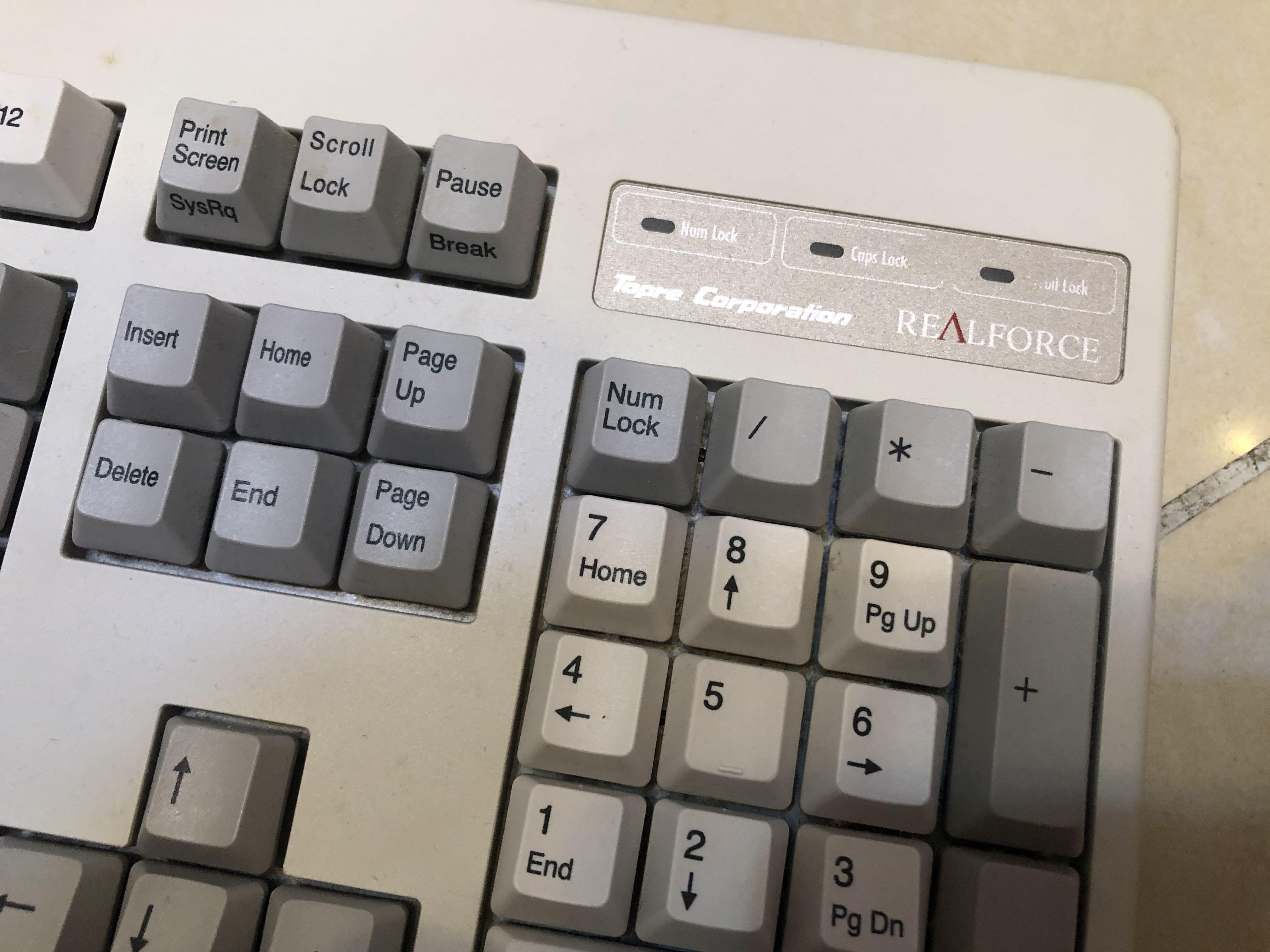 日本RealForce Keyboard 分區壓力版 鍵盤, 電腦＆科技, 電腦周邊及配件, 電腦鍵盤及相關產品 - Carousell