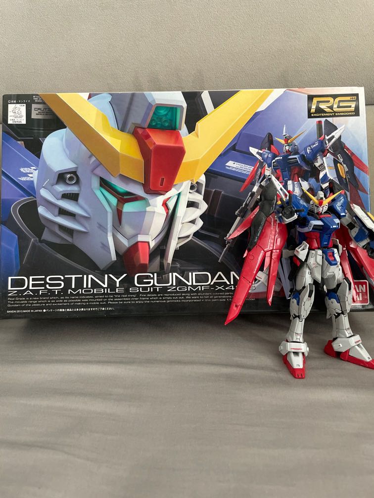 RG Destiny Gundam, Toys & Games, Bricks & Figurines on Carousell