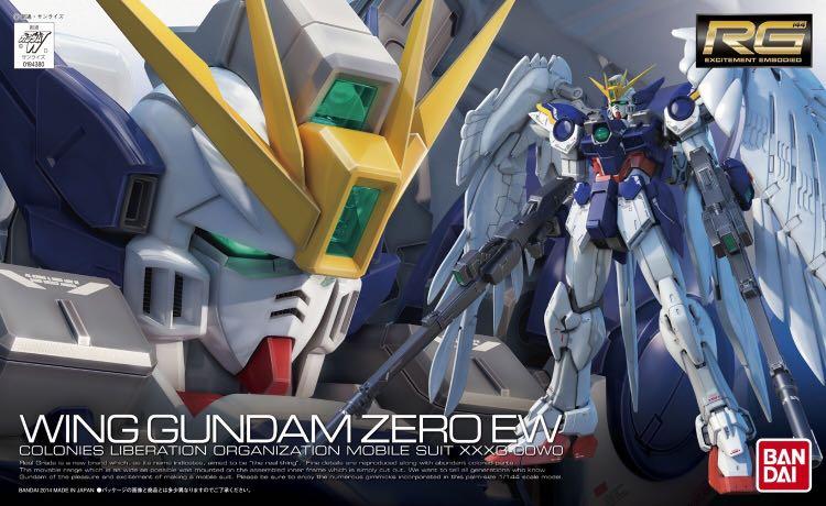 RG Wing Gundam Zero Custom EW Decal 天使翼零式飛翼高達 EW 高達水貼, 興趣及遊戲, 玩具 & 遊戲類 ...