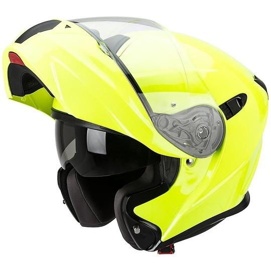 Scorpion Exo-920 modular helmet Yellow Neon, Motorcycles, Motorcycle ...