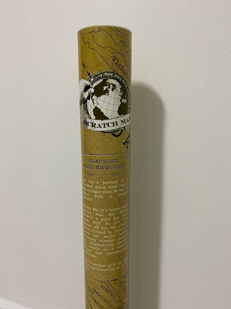 Scratch Map, Hobbies & Toys, Stationery & Craft, Craft Supplies & Tools ...