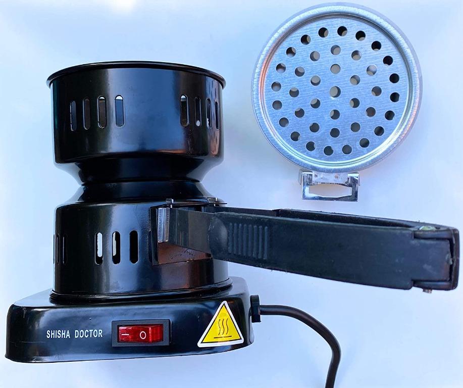 SD Shisha Doctor ® Electric Charcoal Burner Black 600W Hot Plate - UK ...