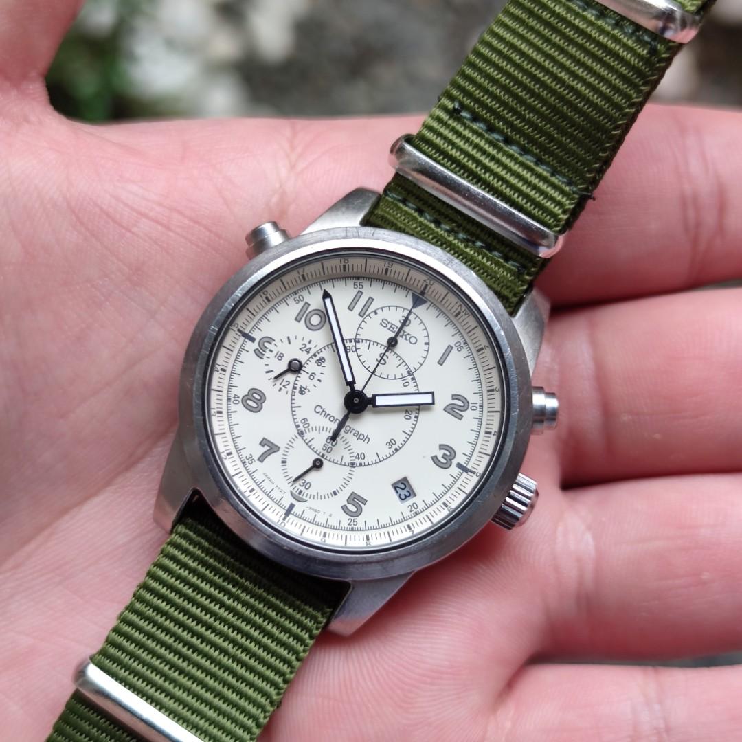 Seiko SUS Quartz Chronograph, Men's Fashion, Watches & Accessories ...