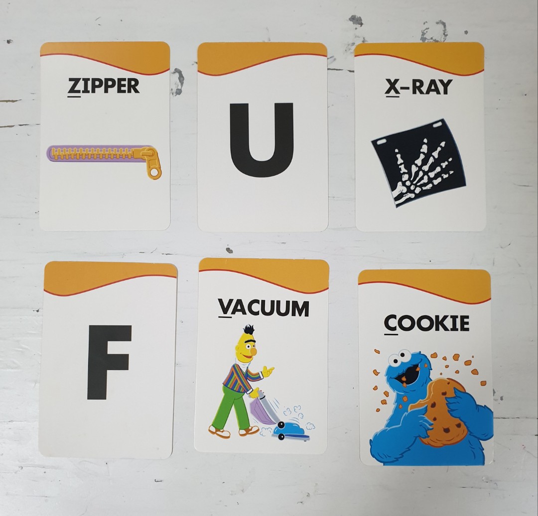 Sesame Street Flash Cards from A to Z, Hobbies & Toys, Books ...