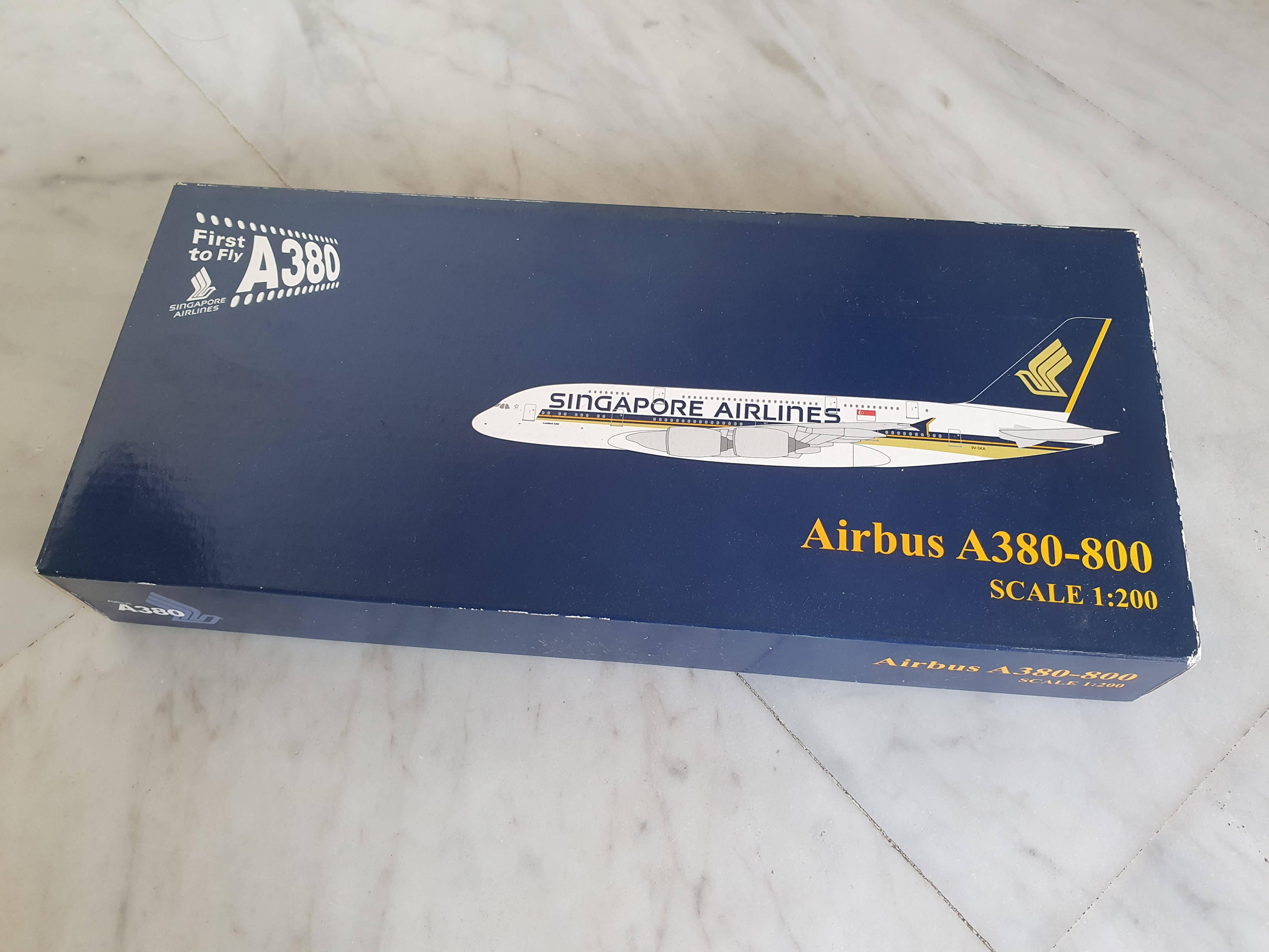 SIA A380 Aircraft Model 1:200, Hobbies & Toys, Toys & Games on Carousell