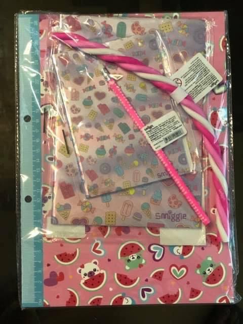 Smiggle notebook pack (2 designs), Hobbies & Toys, Stationary & Craft ...