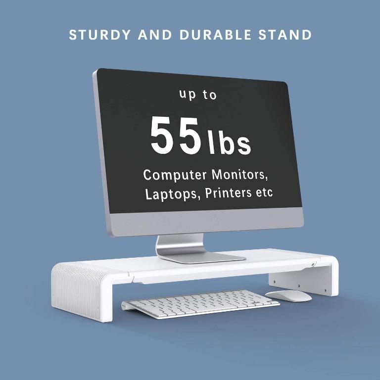 T1051 Monitor Stand Riser, Jelly Comb Foldable Computer Monitor Riser ...