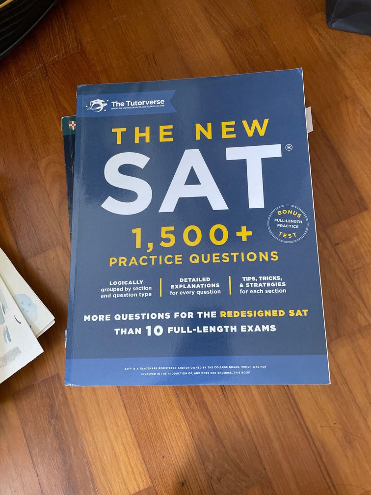 The Tutorverse SAT 1500+, Hobbies & Toys, Books & Magazines, Assessment ...