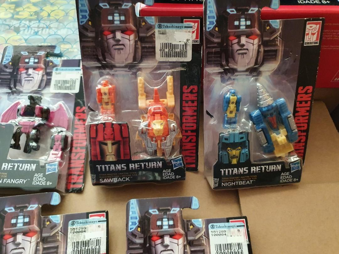 Titan Returns Transformers Headmasters Assorted Lot MOSC, Hobbies ...