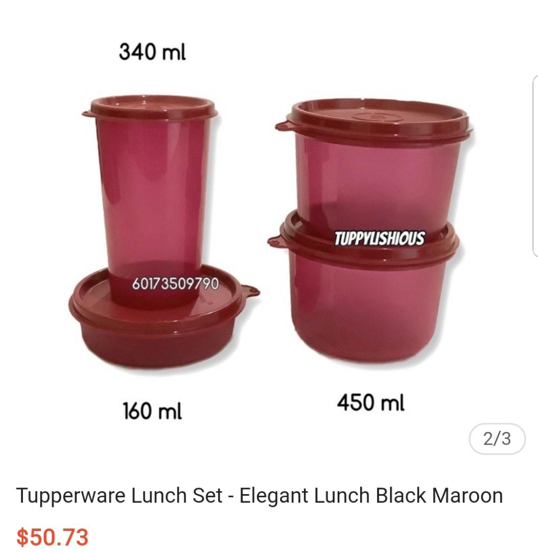 Tupperware lunch pack at discount, Furniture & Home Living, Kitchenware ...