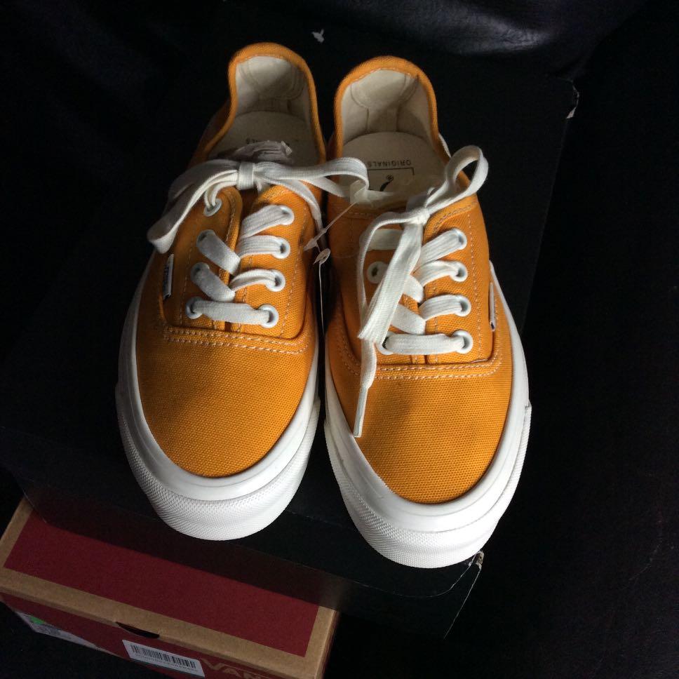VANS Vault Cadmium Yellow, Women's Fashion, Footwear, Sneakers on Carousell