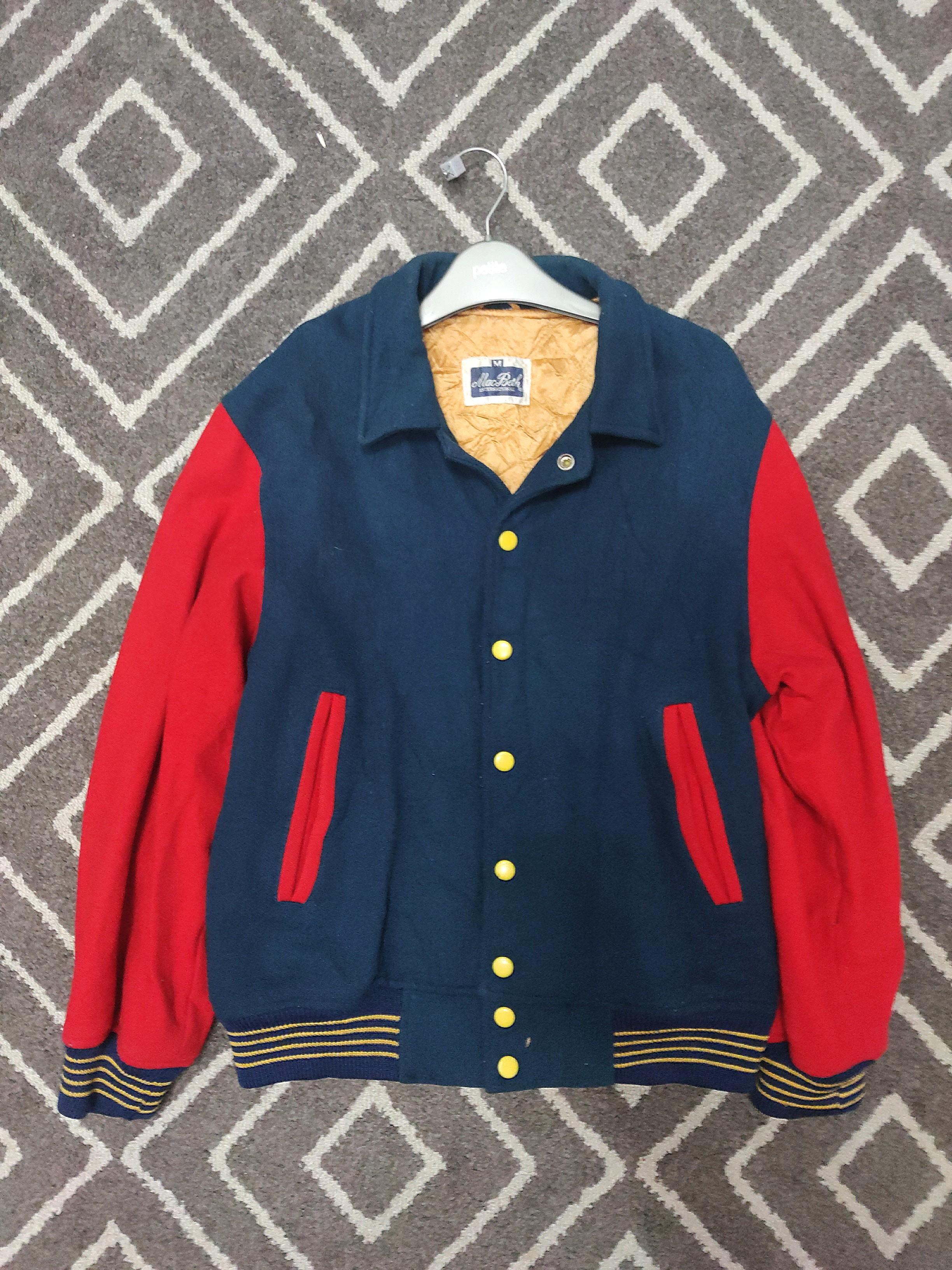 Vintage MACBETH varsity jacket, Men's Fashion, Coats, Jackets and ...