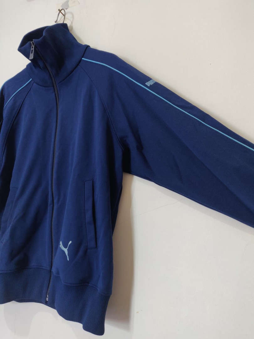 Vintage Puma Jacket, Fesyen Pria, Pakaian , Baju Luaran di Carousell