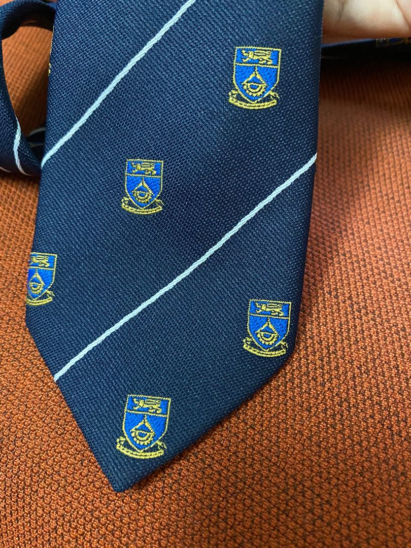 Vintage Singapore Polytechnic SP school Tie (1985), Men's Fashion, Tops ...