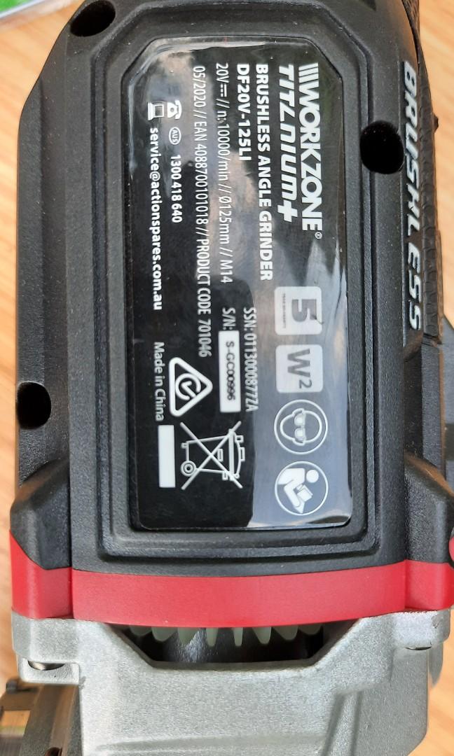 WORKZONE 20V Brushless Cordless Tool Set, Furniture & Home Living ...