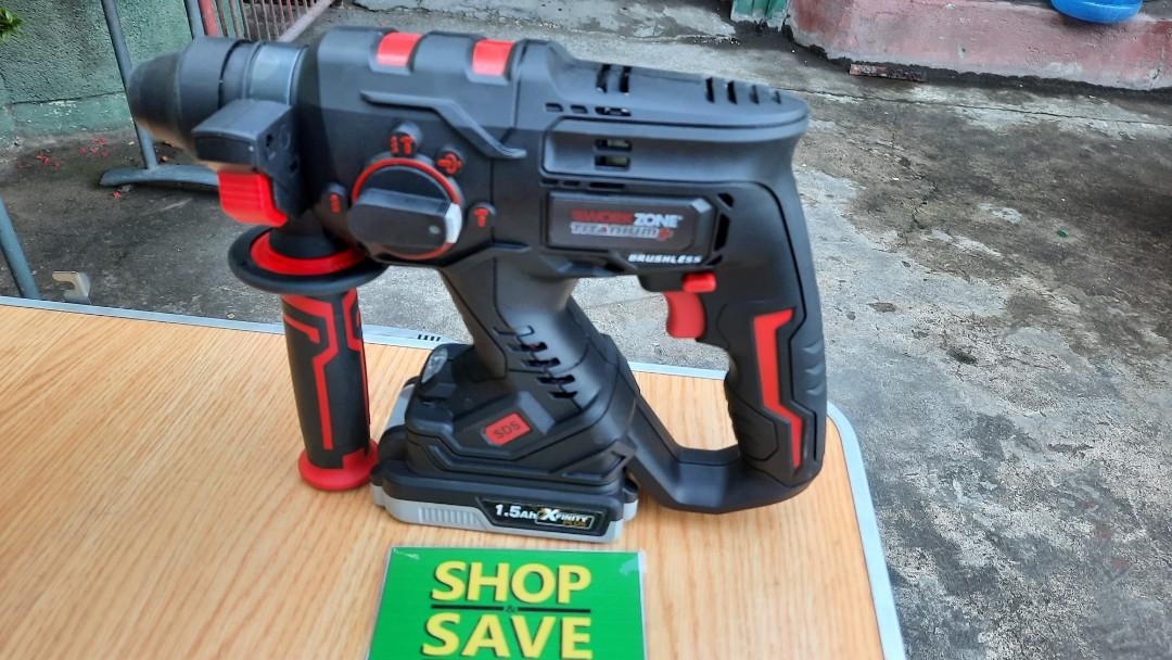 WORKZONE 20V Brushless Cordless Tool Set, Furniture & Home Living ...