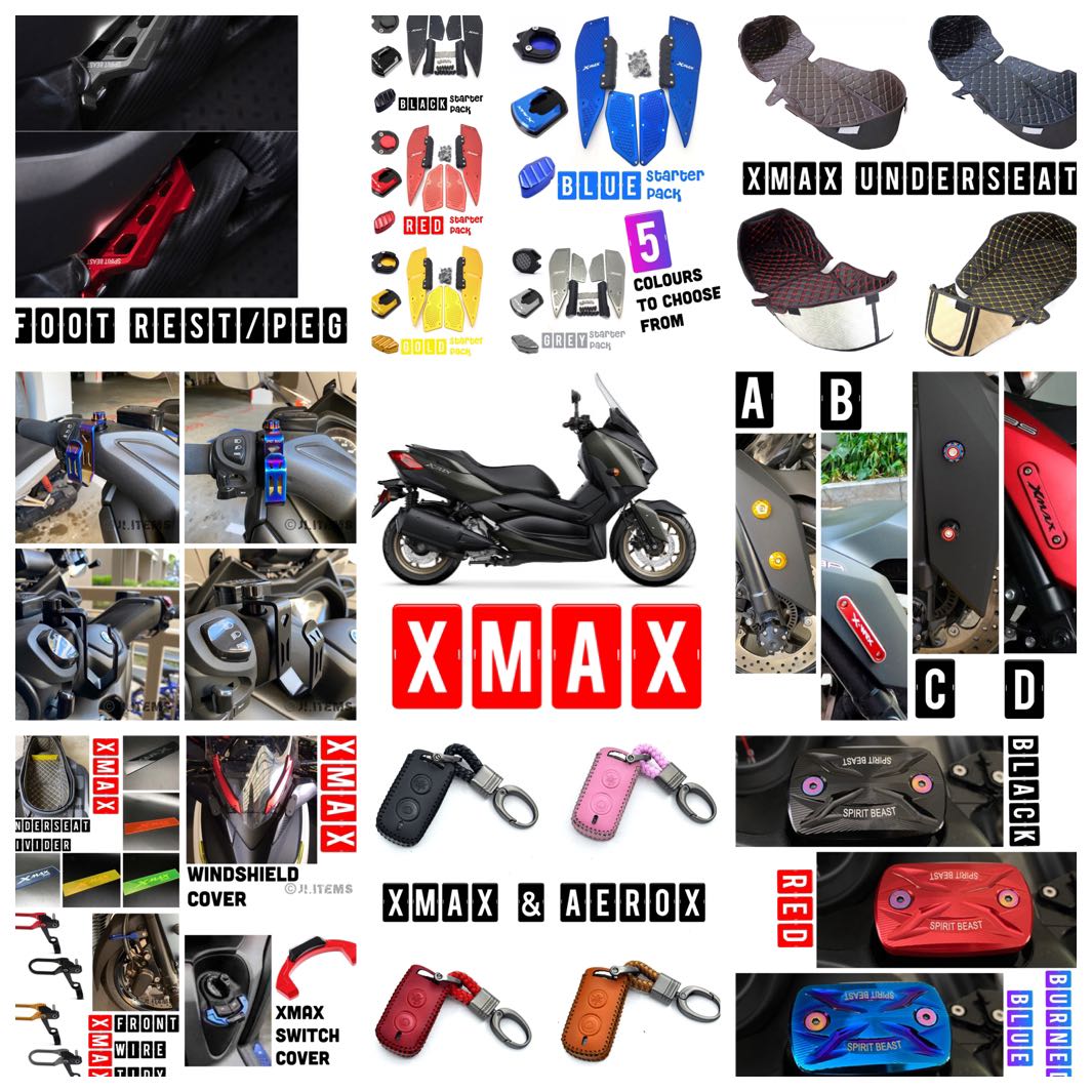 Yamaha XMAX Accessories - ji_items, Motorcycles, Motorcycle Accessories ...