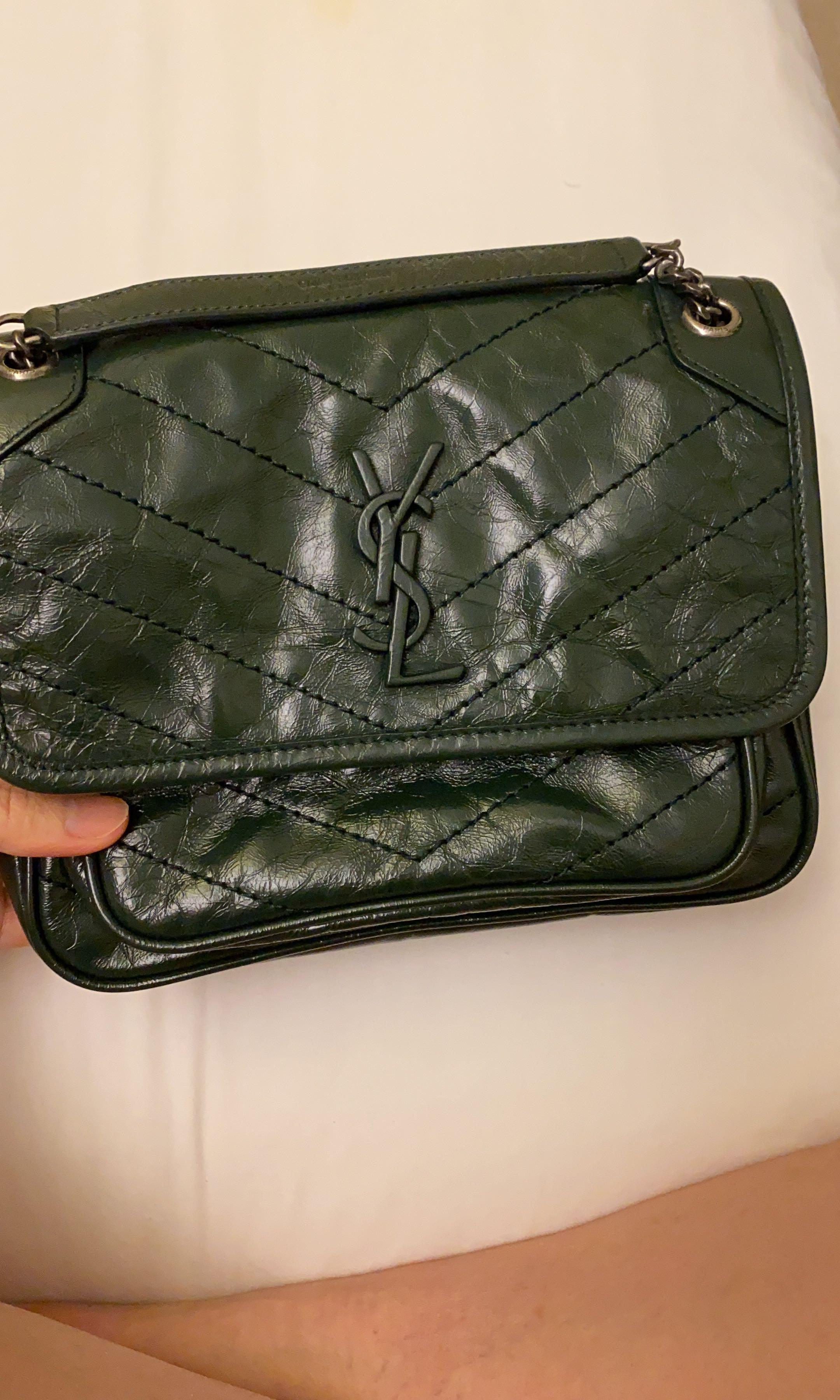 YSL Niki Green, Women's Fashion, Bags & Wallets, Cross-body Bags on Carousell
