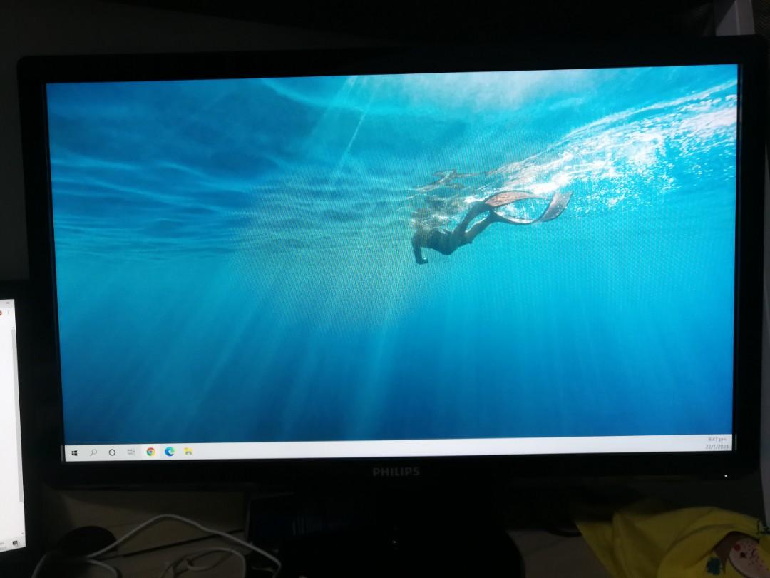 24inch Philips 247e monitor, Computers & Tech, Parts & Accessories ...