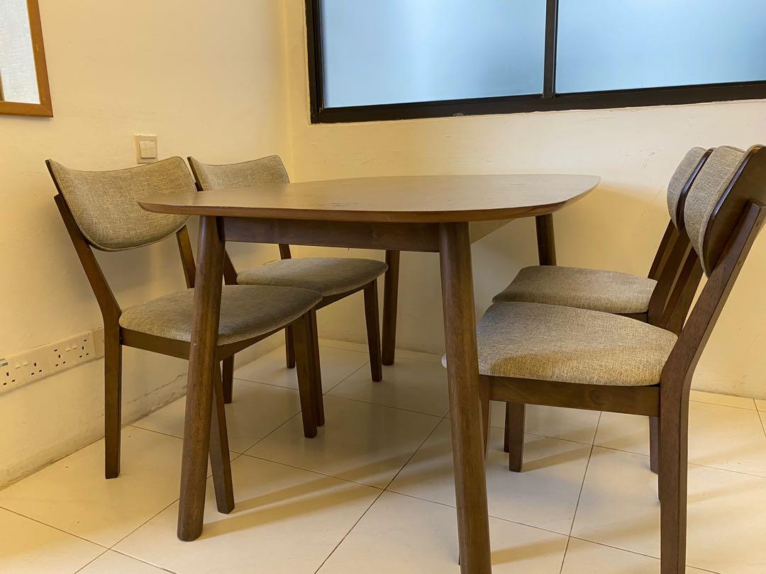 Courts Dining Table Set, Furniture & Home Living, Furniture, Tables ...