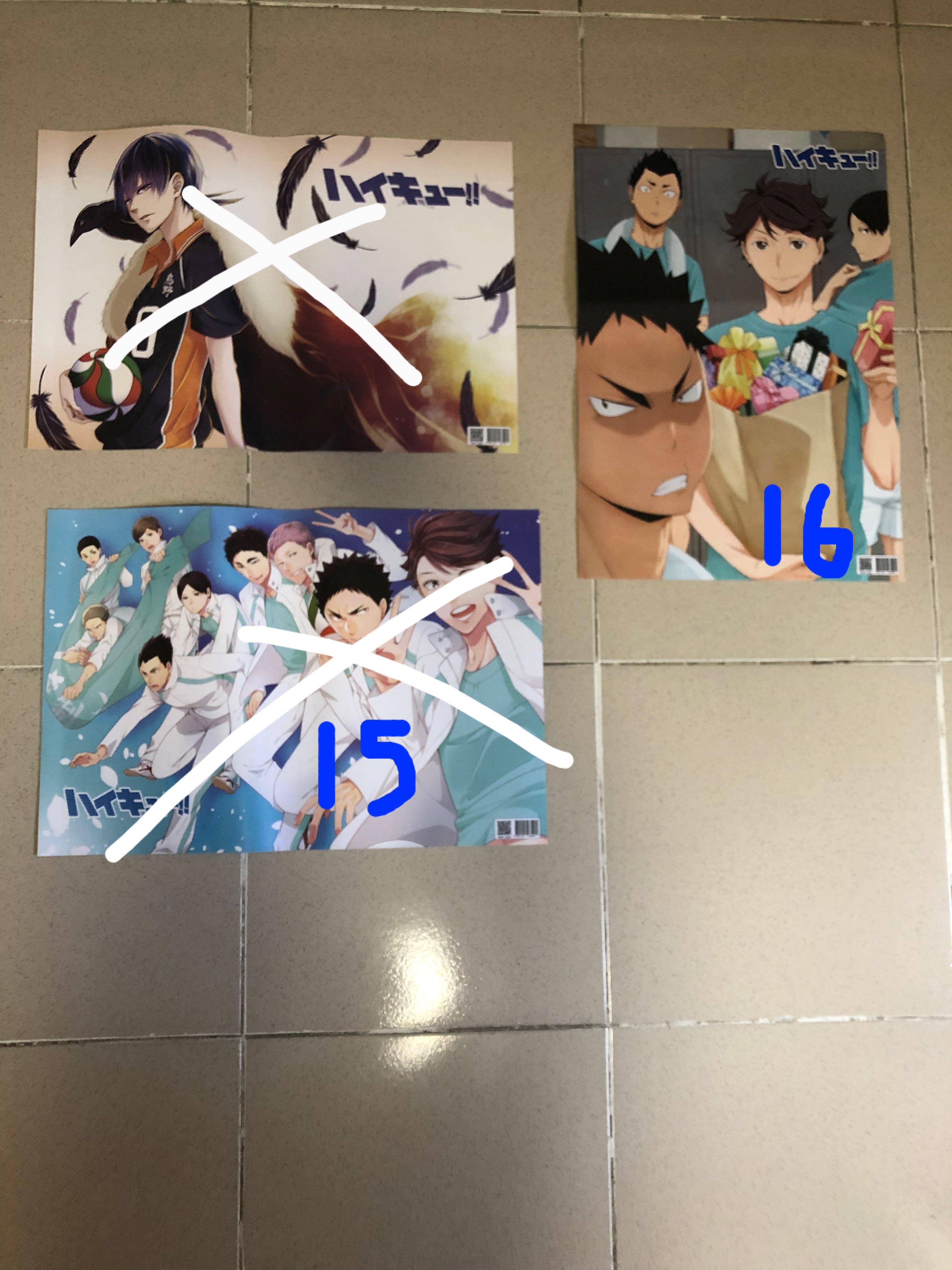 A3 anime posters, Hobbies & Toys, Memorabilia & Collectibles, Fan ...