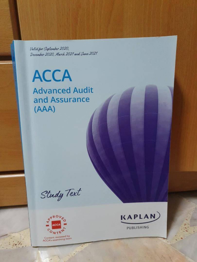 ACCA ADVANCED AUDIT AND ASSURANCE STUDY TEXT (UP TILL JUNE 2021 ...
