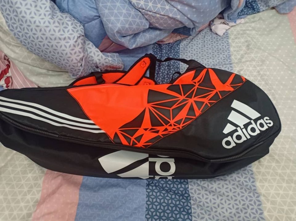 Adidas 3 Compartment Badminton Beg, Sports Equipment, Sports & Games ...