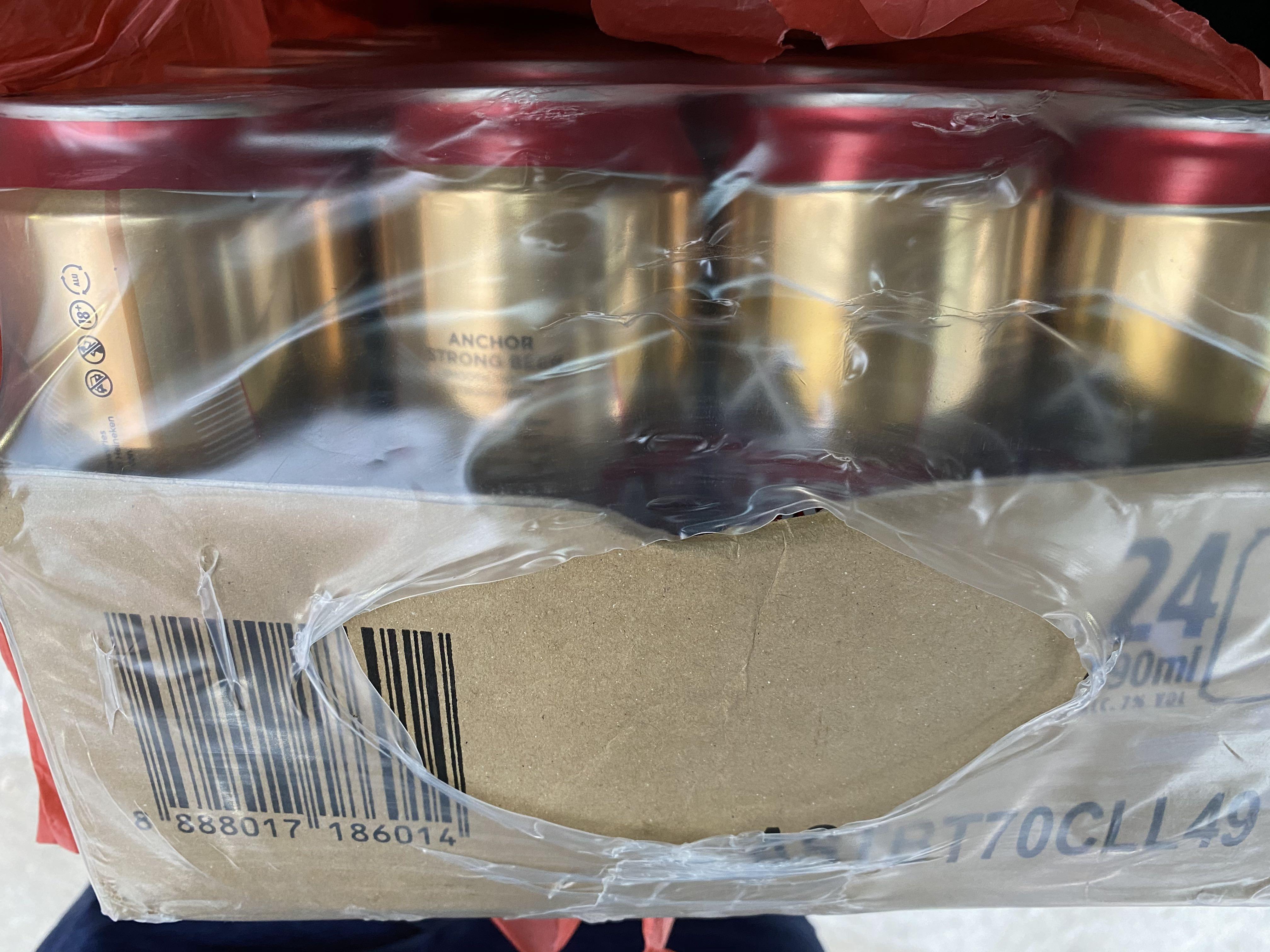 Anchor Strong Beer 500ml x 24 can, Food & Drinks, Alcoholic Beverages ...