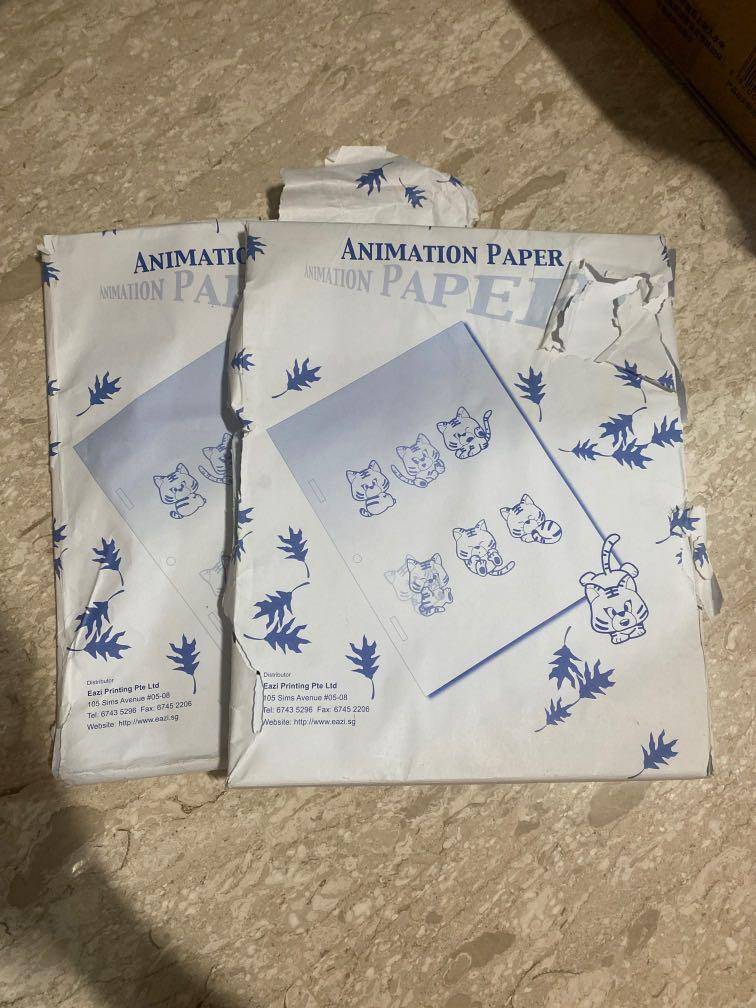 Animation paper, Design & Craft, Craft Supplies & Tools on Carousell
