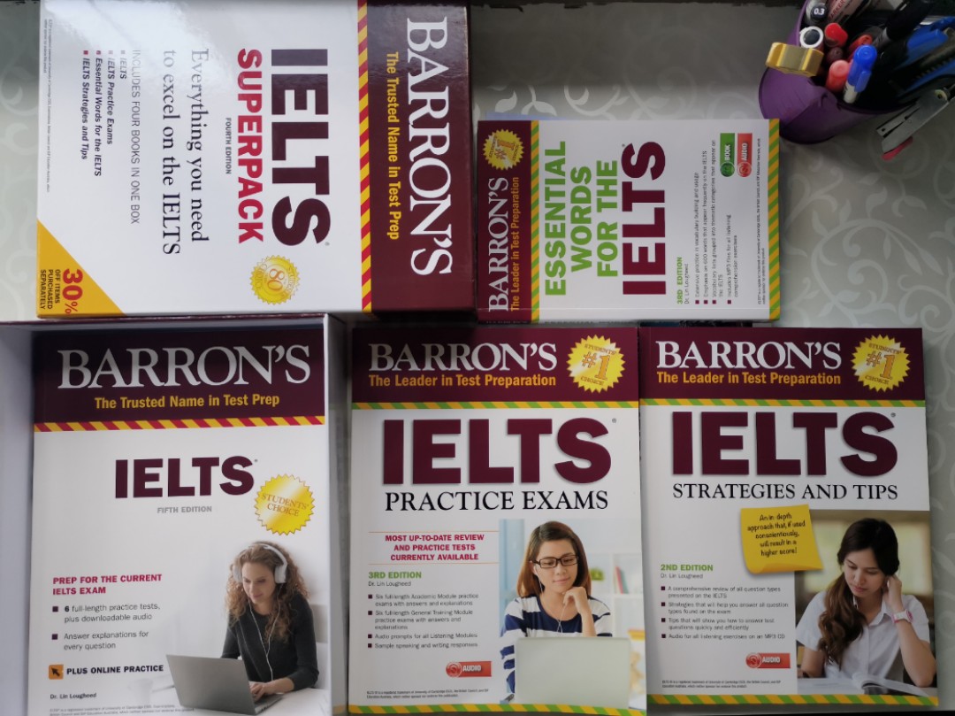 Barron's IELTS superpack, Hobbies & Toys, Books & Magazines, Assessment Books on Carousell