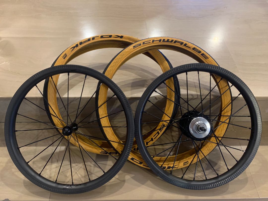 Brompton SMC Plume Carbon Wheels, Bicycles & PMDs, Parts & Accessories ...