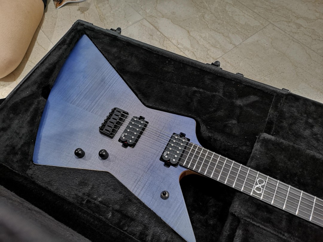 Chapman Ghost Fret Pro Dusk Explorer Electric Guitar, Hobbies & Toys ...