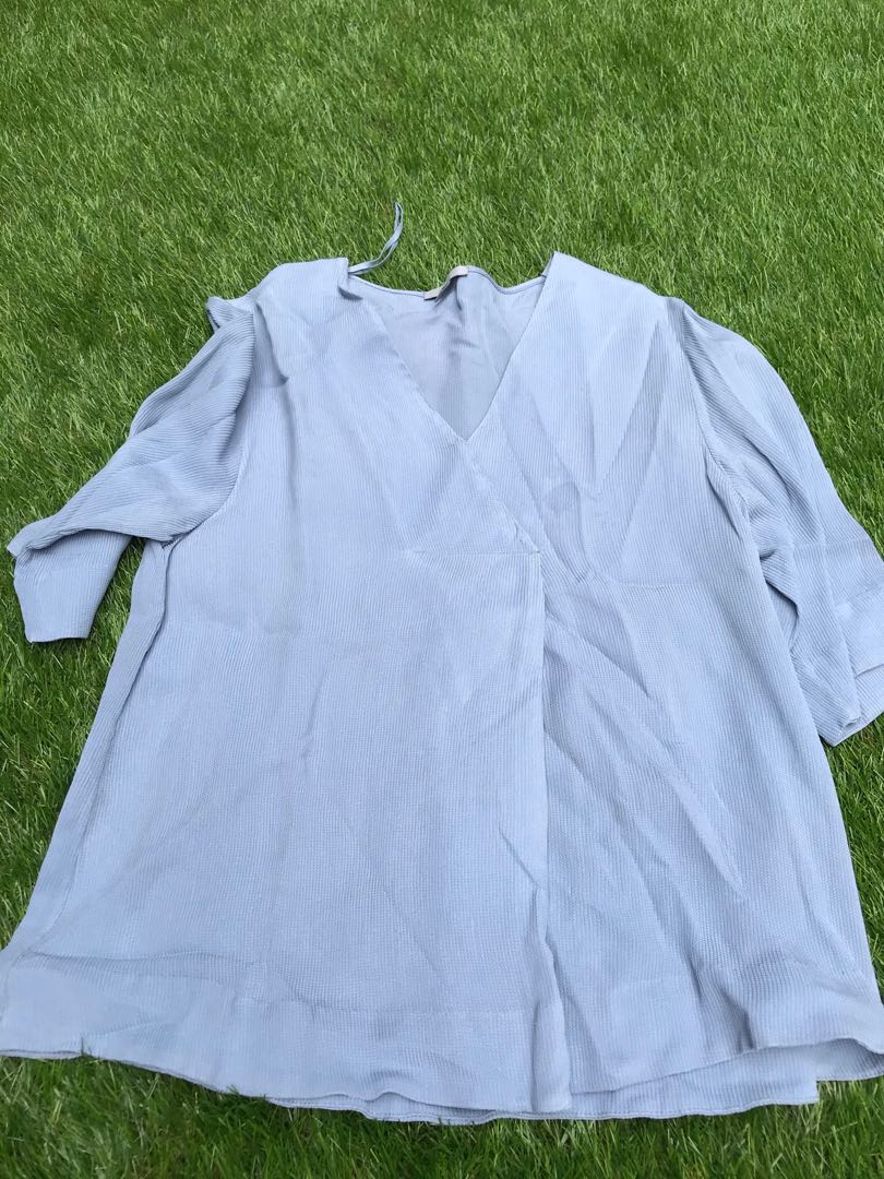 Cos blue top, Women's Fashion, Tops, Sleeveless on Carousell