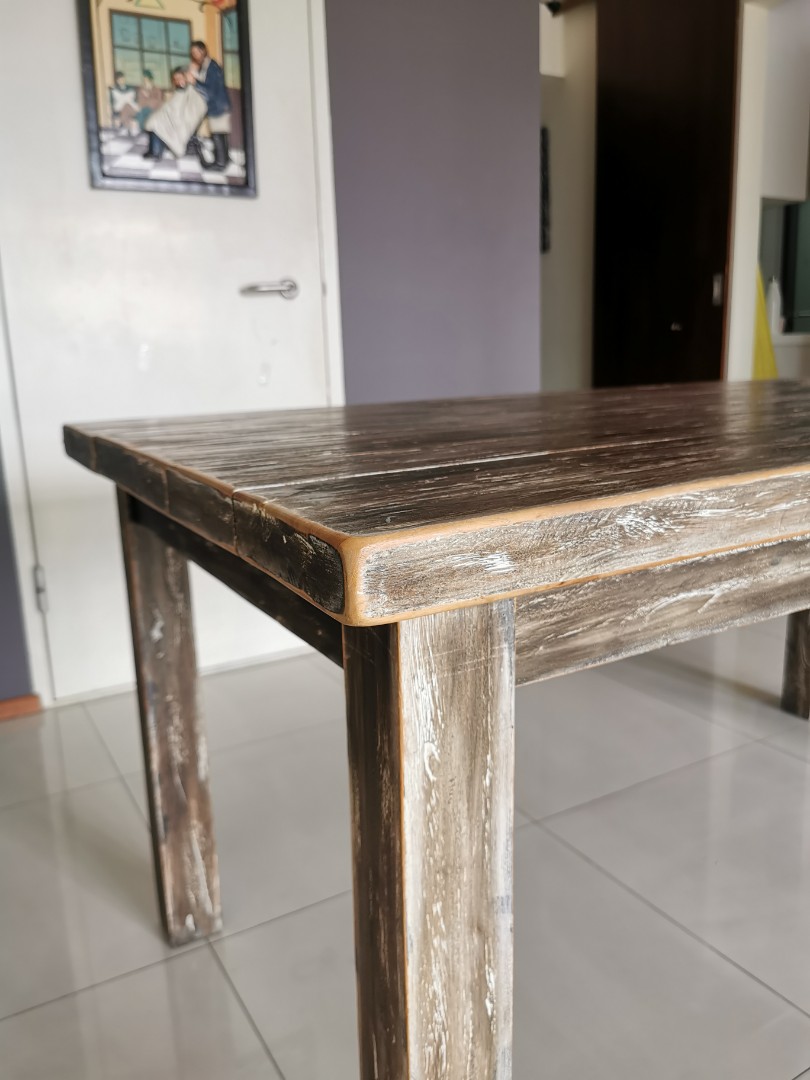 Custom build Dining table. Solid wood., Furniture & Home Living ...