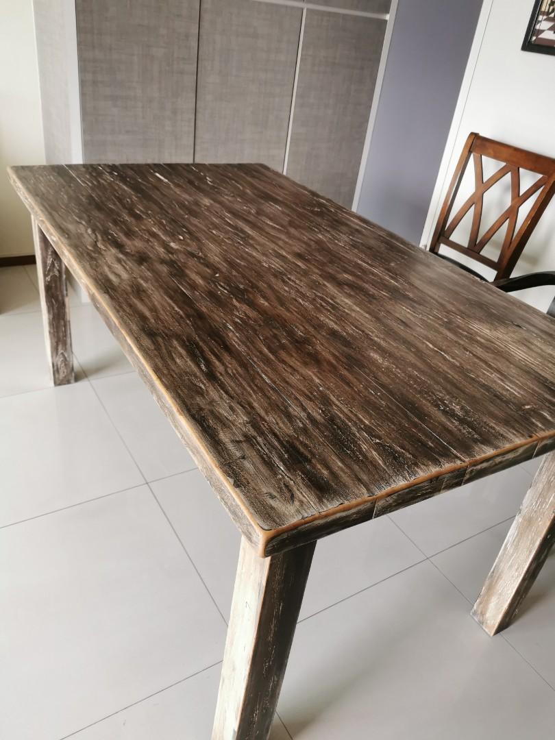 Custom build Dining table. Solid wood., Furniture & Home Living ...