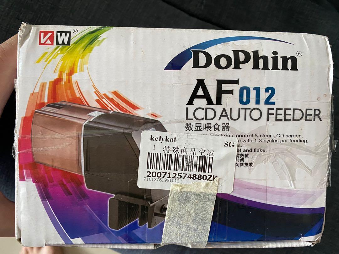 Dophin auto feeder AF012 with LCD, Pet Supplies, Homes & Other Pet Accessories on Carousell