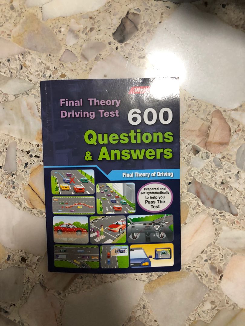 Final theory driving test question book, Health & Nutrition, Assistive ...