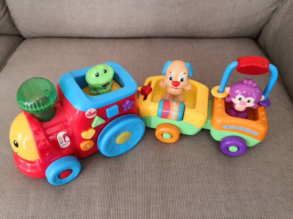 Fisher-Price Laugh & Learn Puppy's Smart Train, Babies & Kids, Infant ...