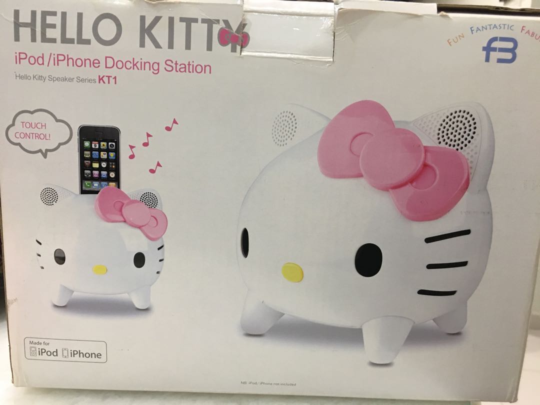 Hello Kitty iPod/iPhone Docking Station, Hobbies & Toys, Toys & Games ...