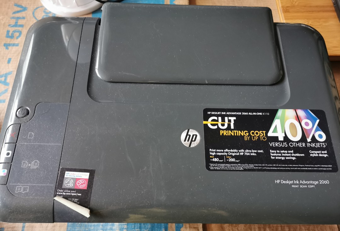 Hp Deskjet Ink advantage 2060, Computers & Tech, Printers, Scanners ...