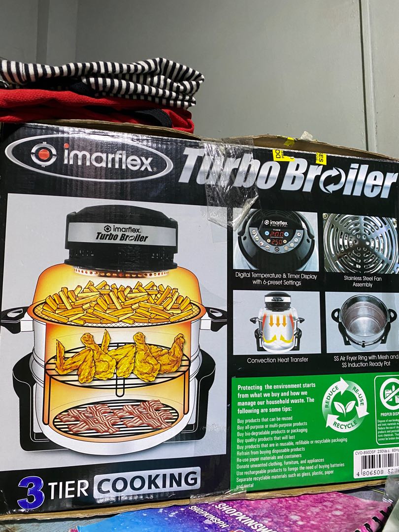 Imarflex Turbo Broiler CVO-850DSF, Furniture & Home Living, Kitchenware ...