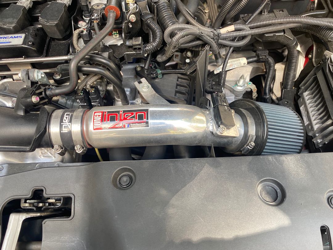 Injen SRI( Short Ram Intake) intake for Honda Civic FC/FK - Polished ...