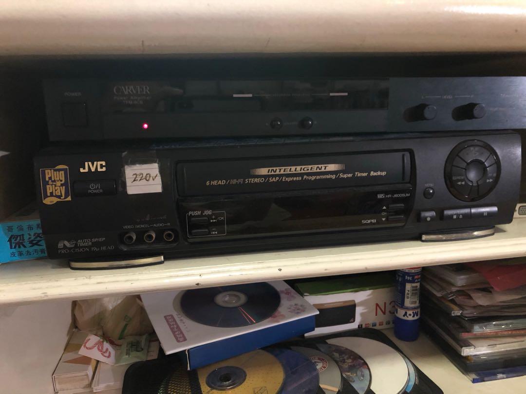 JVC VHS player with FREE 15+ exercise VHS tapes, Audio, Portable Music ...