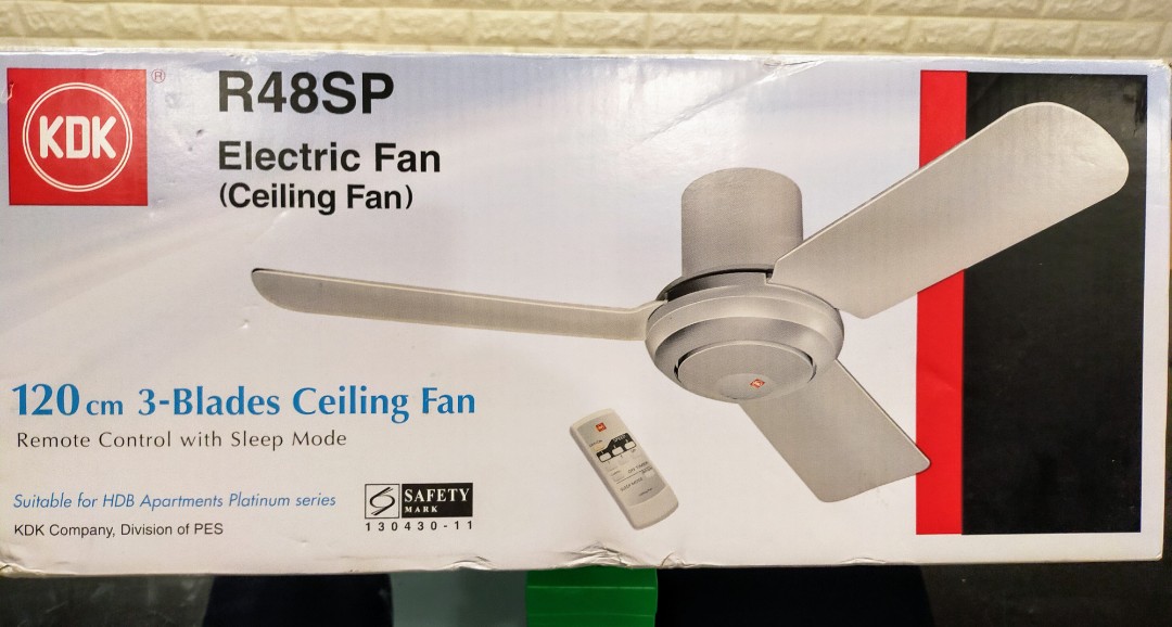 KDK. R48SP Electric Fan, Furniture & Home Living, Lighting & Fans, Fans ...