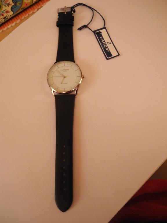 Laros Quartz Round White Dial Watch, Luxury, Watches on Carousell