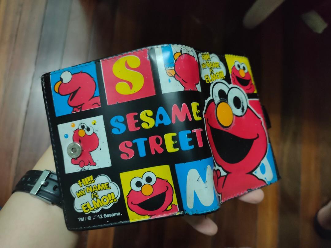 Licensed Sesame Street Elmo folding wallet, Women's Fashion, Bags ...