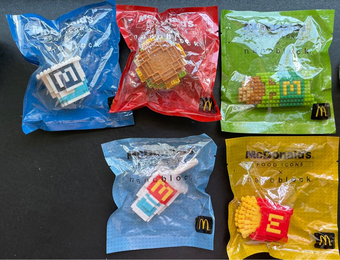 McDonald’s Food Icons x Nanoblock, Hobbies & Toys, Toys & Games on Carousell